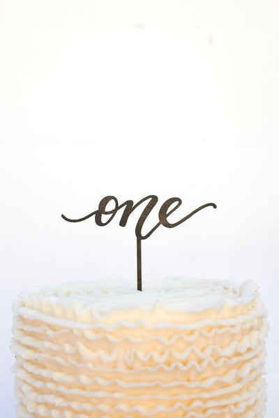 One Cake Topper – Worthwrite Goods